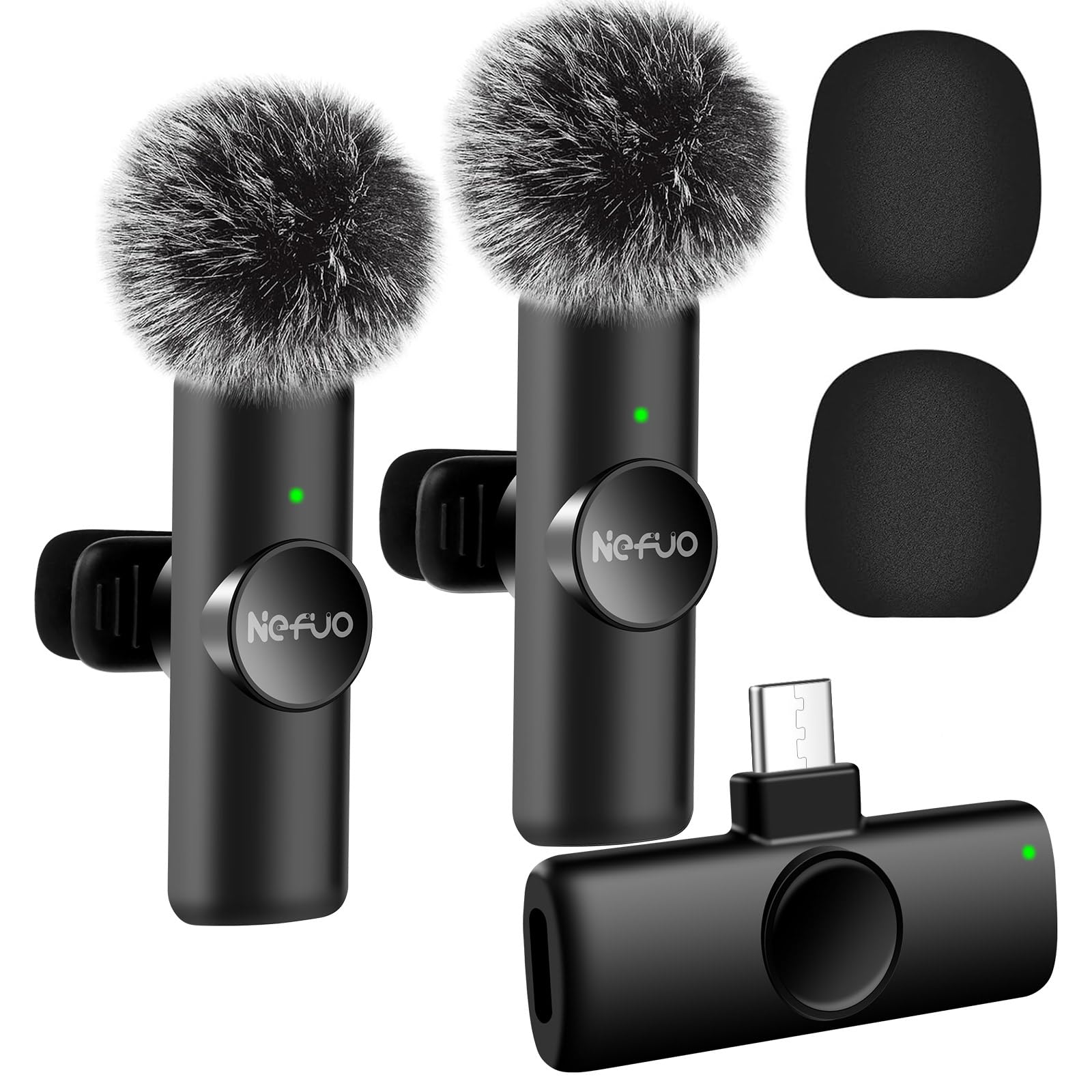 ProClip Wireless Lavalier Microphone – USB-C Compatible, Crystal-Clear ...